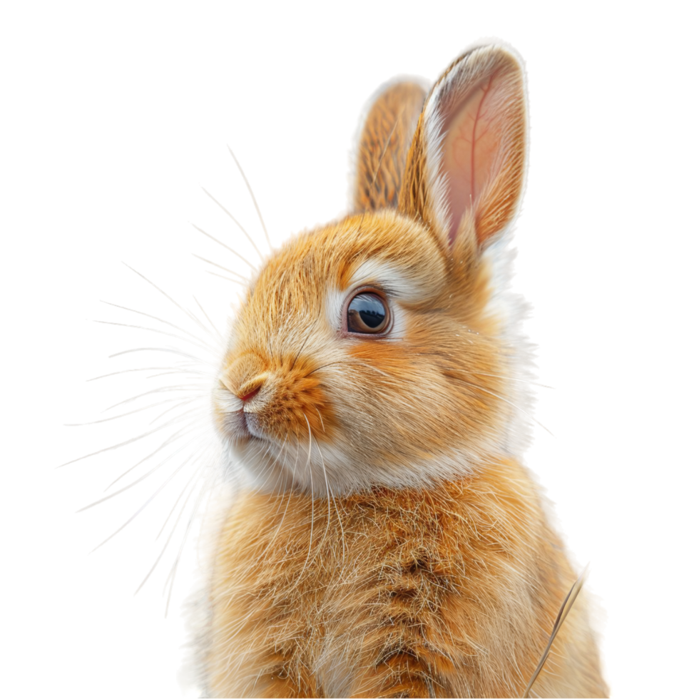cerca arriba retrato de un de conejo rostro. generado ai 43195884 PNG cerca arriba retrato de un de conejo rostro. generado ai 43195884 PNG