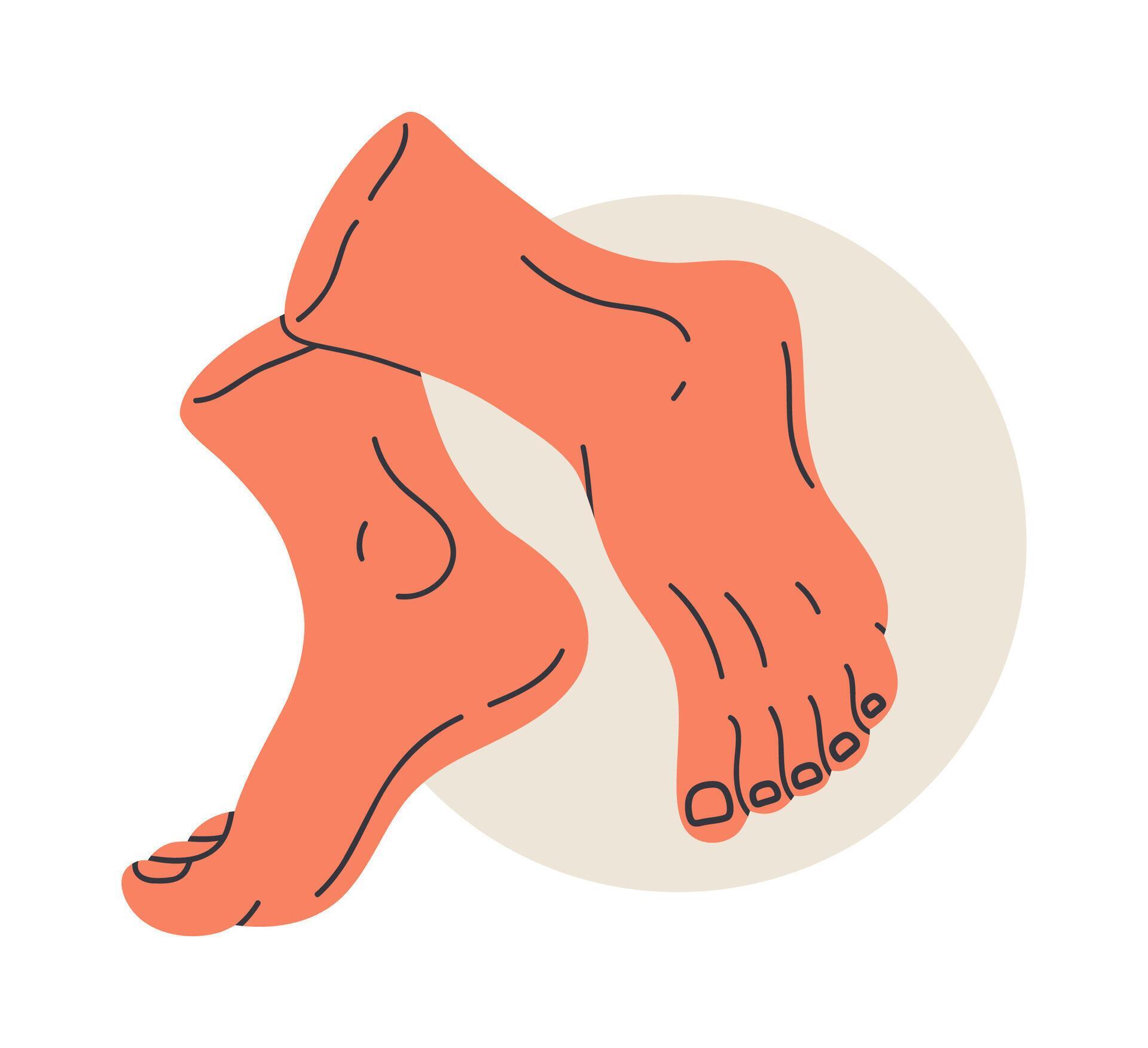 Feet Sneaking On Tiptoes Walking Naked Feet Barefoot Female Legs Walking On Tiptoes Flat