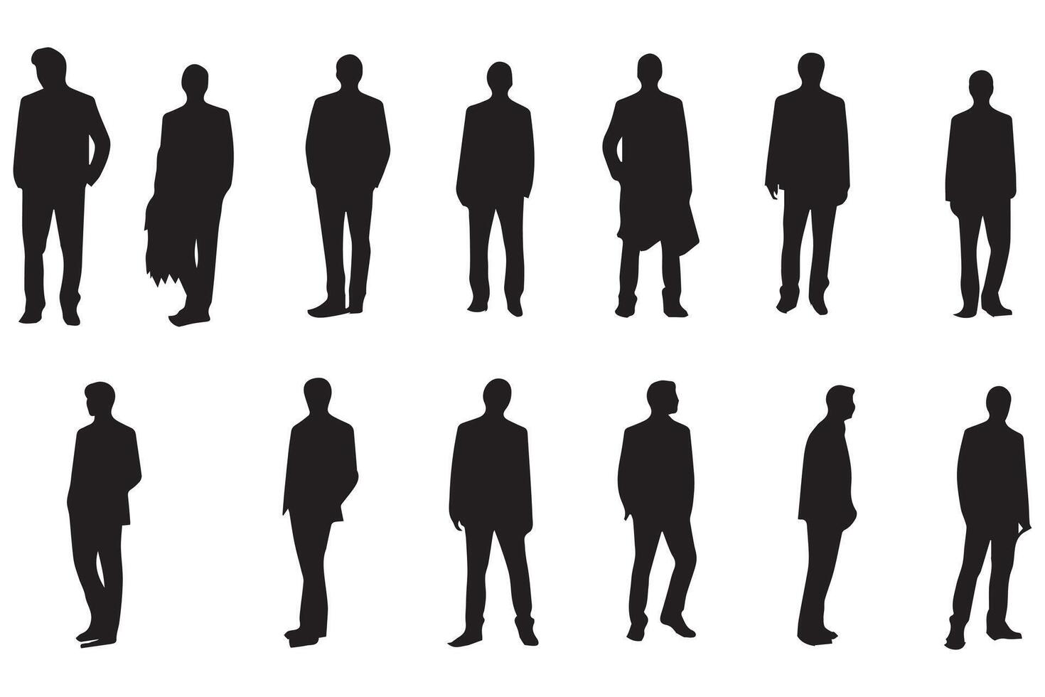 Man Walking Silhouette Illustration 43196464 Vector Art At Vecteezy