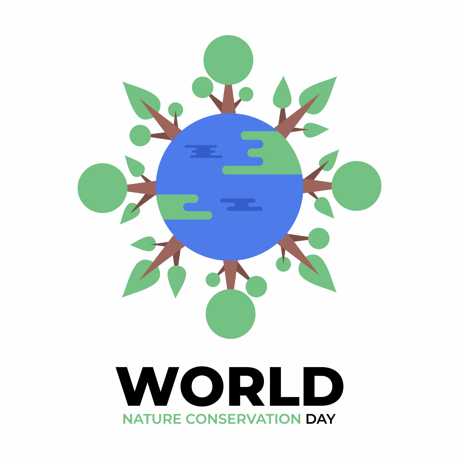 World Nature Conservation Day 43197245 Vector Art At Vecteezy