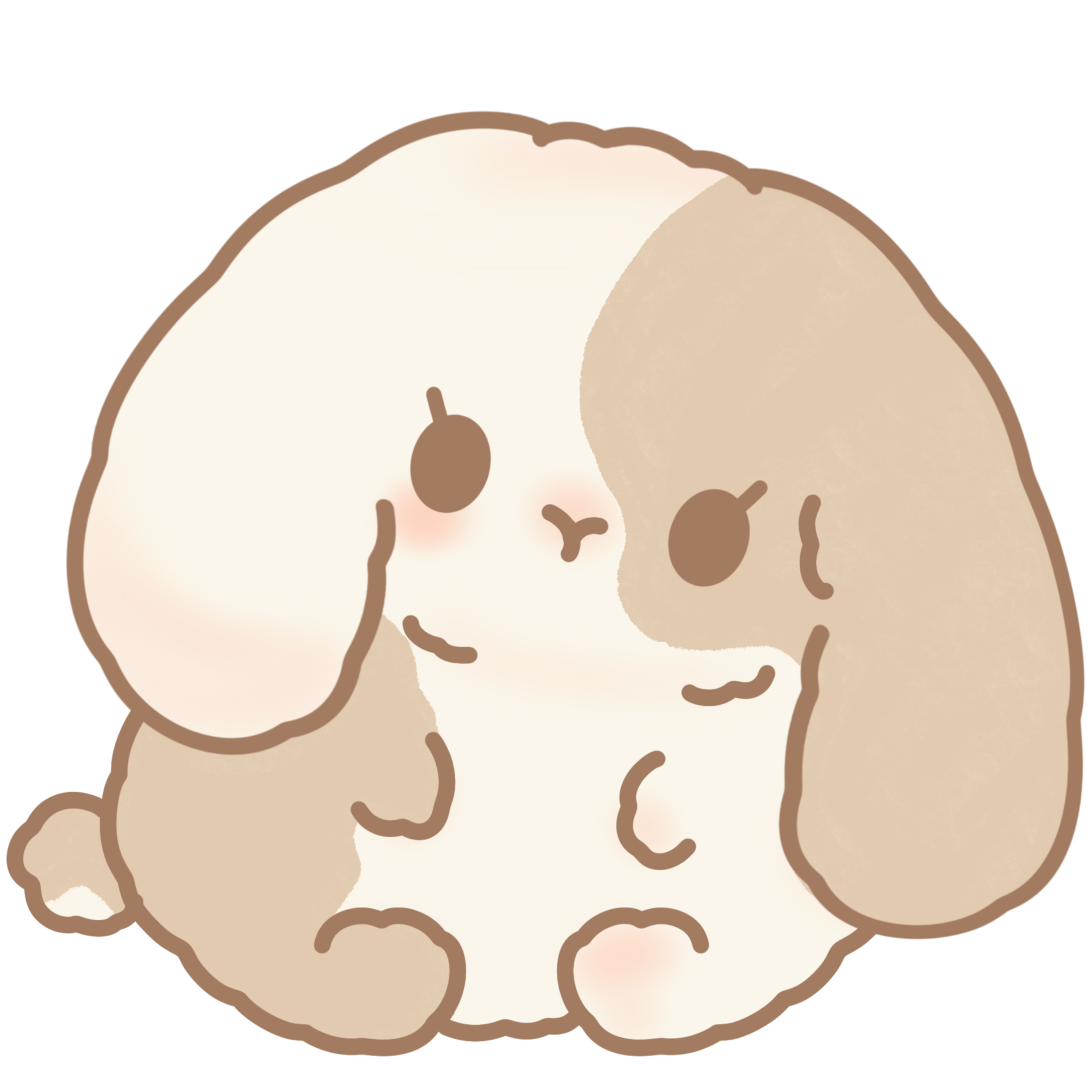 Cute Chubby Bunny Character 43198011 Png