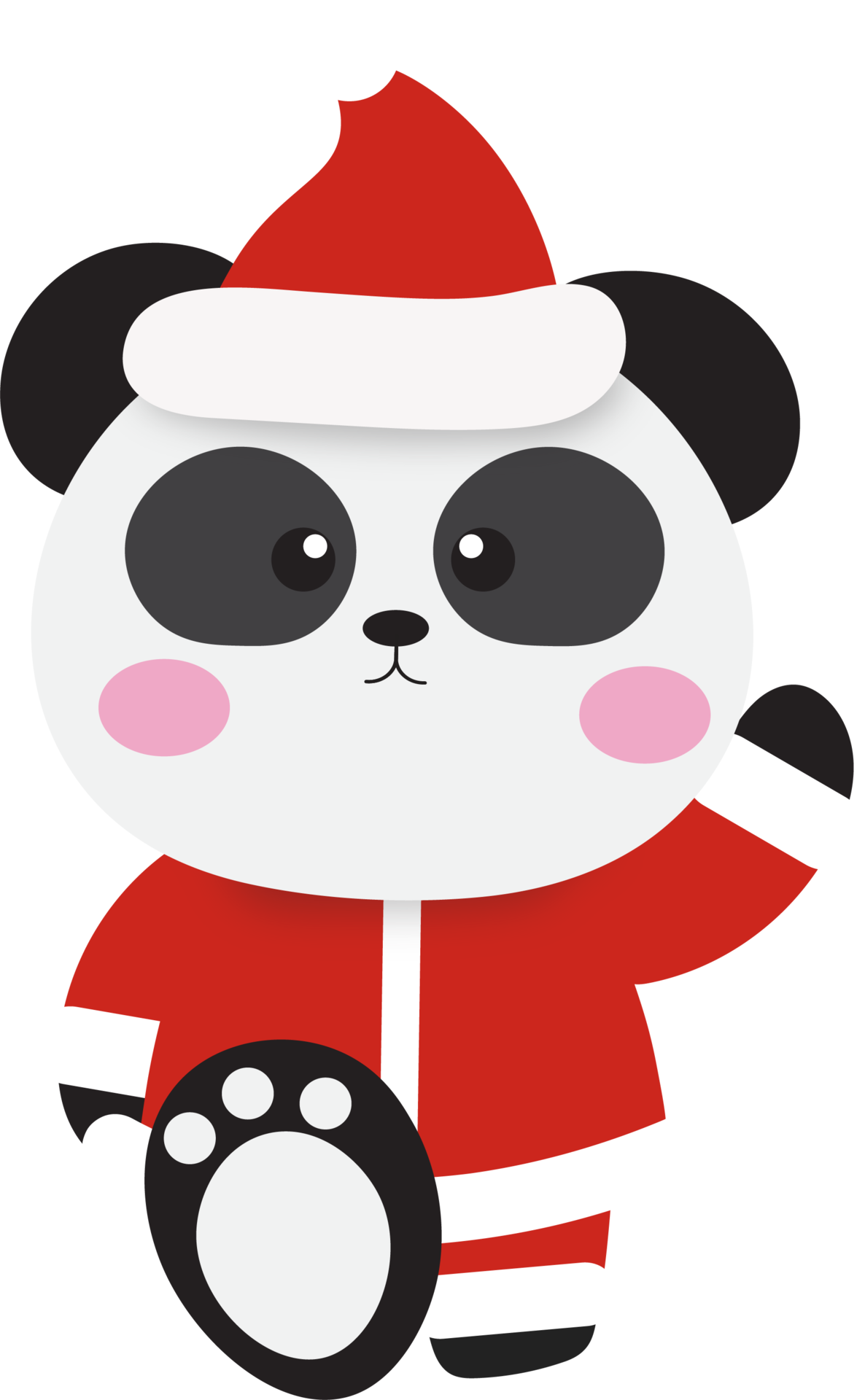 Christmas Panda . 43198114 PNG