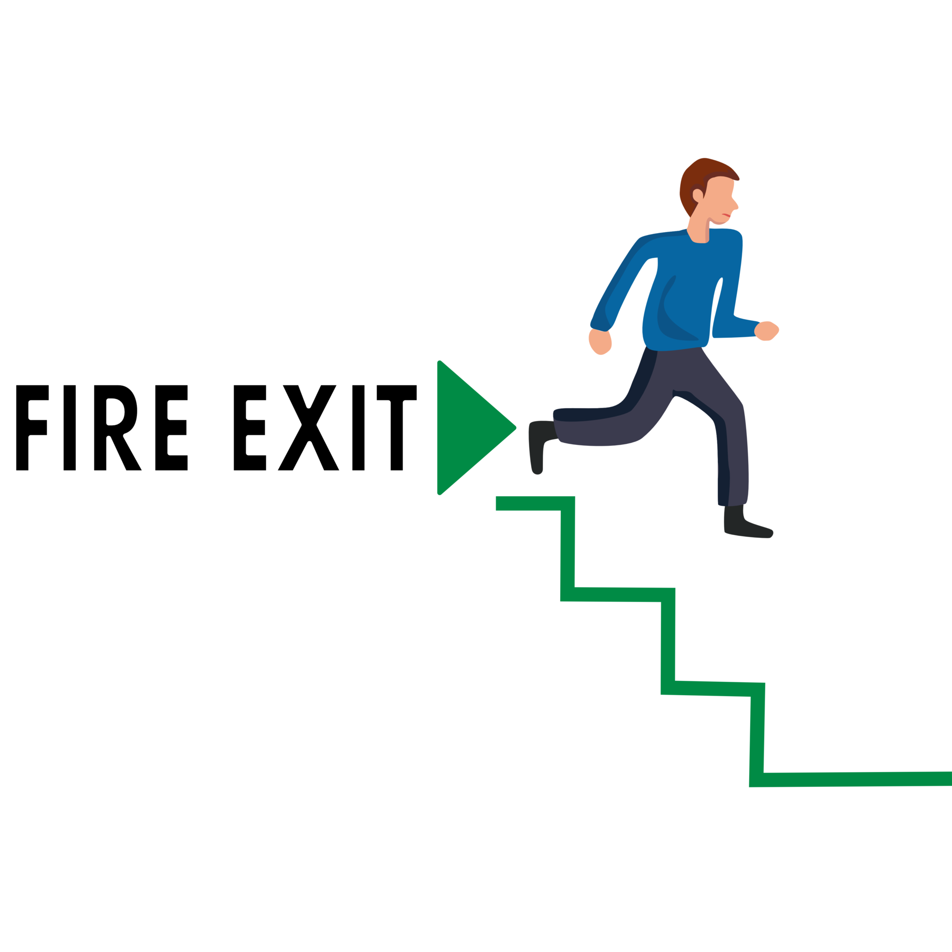 Emergency exit sign. Man running out fire exit. Flat design 43198130 PNG Emergency exit sign. Man running out fire exit. Flat design 43198130 PNG