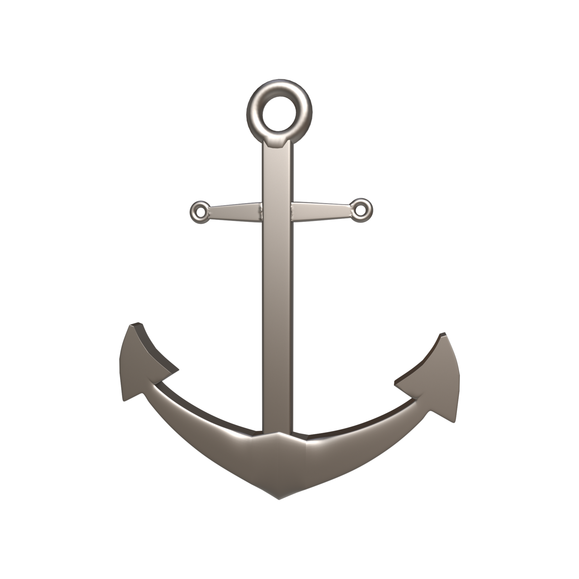 3D Realistic Anchor - Nautical Elegance in Three Dimensions 43198271 PNG