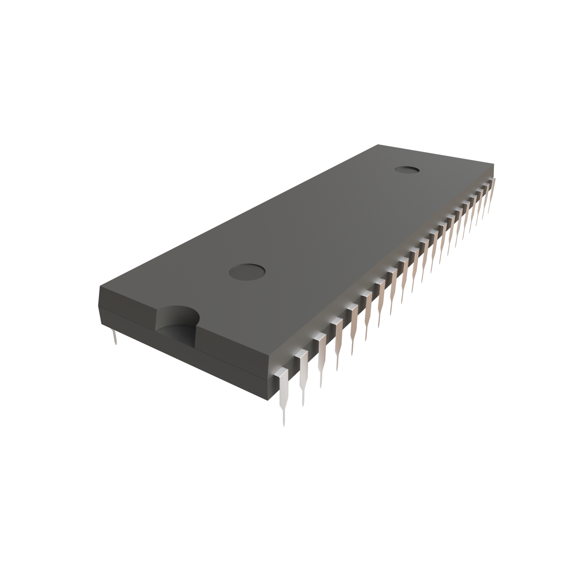 Realistic rendering of Integrated circuit, electronics component ... Realistic rendering of Integrated circuit, electronics component ...