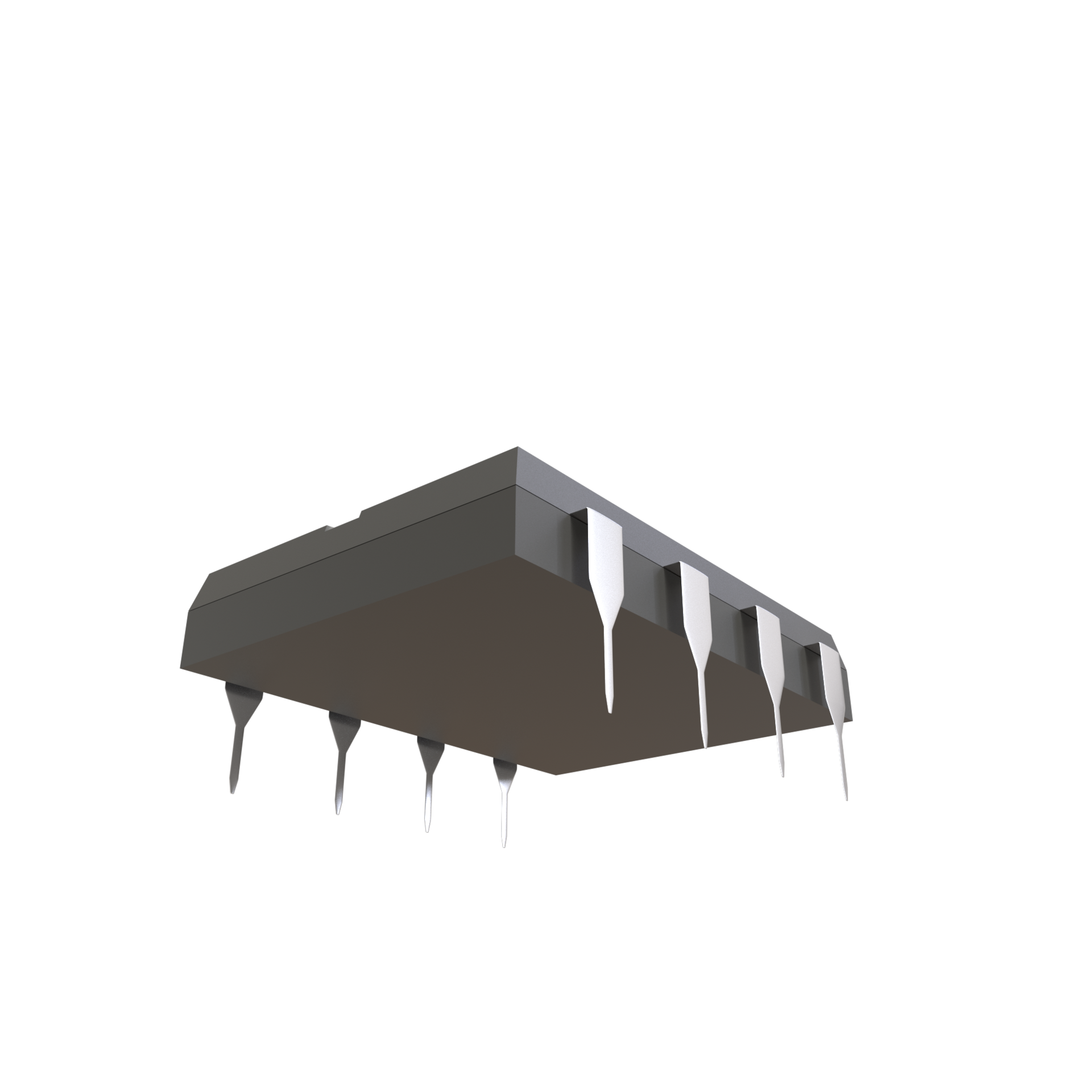 Realistic rendering of Integrated circuit, electronics component ... Realistic rendering of Integrated circuit, electronics component ...