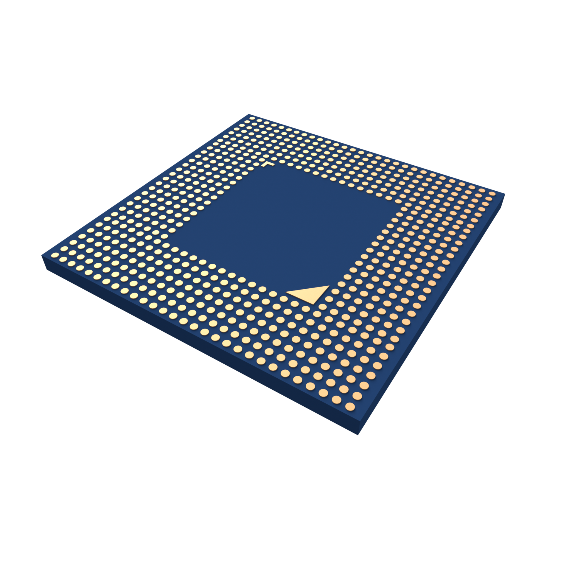 Realistic rendering of Integrated circuit, electronics component ... Realistic rendering of Integrated circuit, electronics component ...