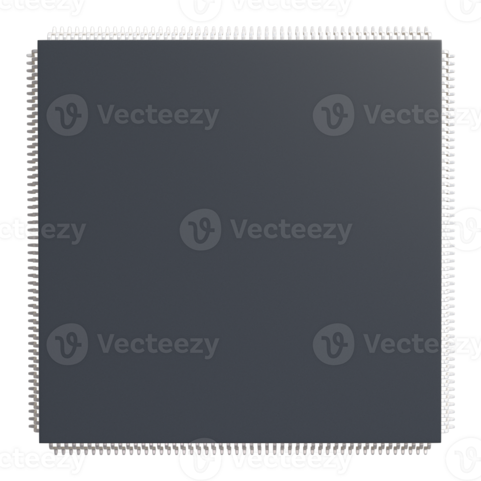 Realistic rendering of Integrated circuit, electronics component ... Realistic rendering of Integrated circuit, electronics component ...