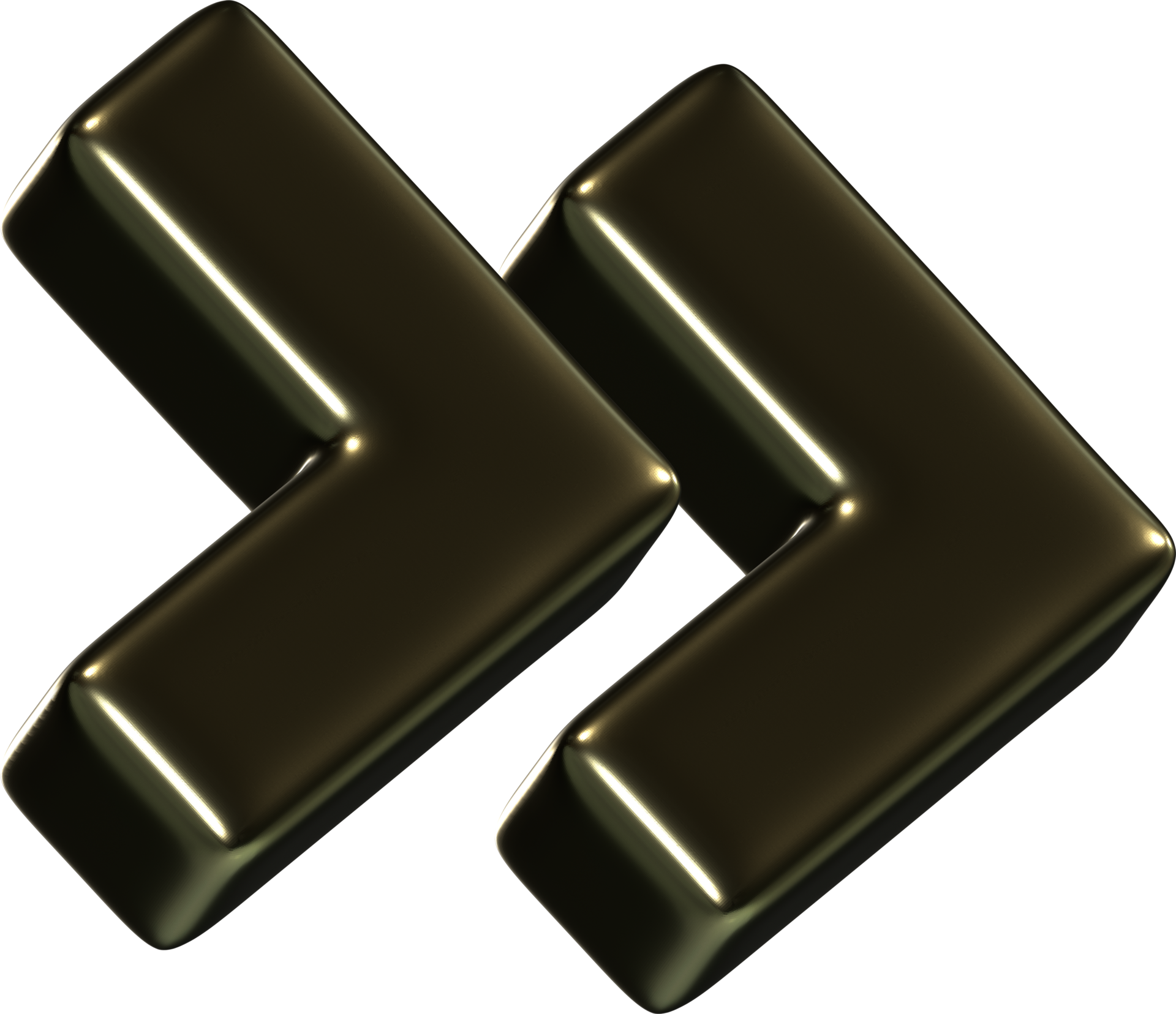 Two Arrows 3d Color 43205890 Png