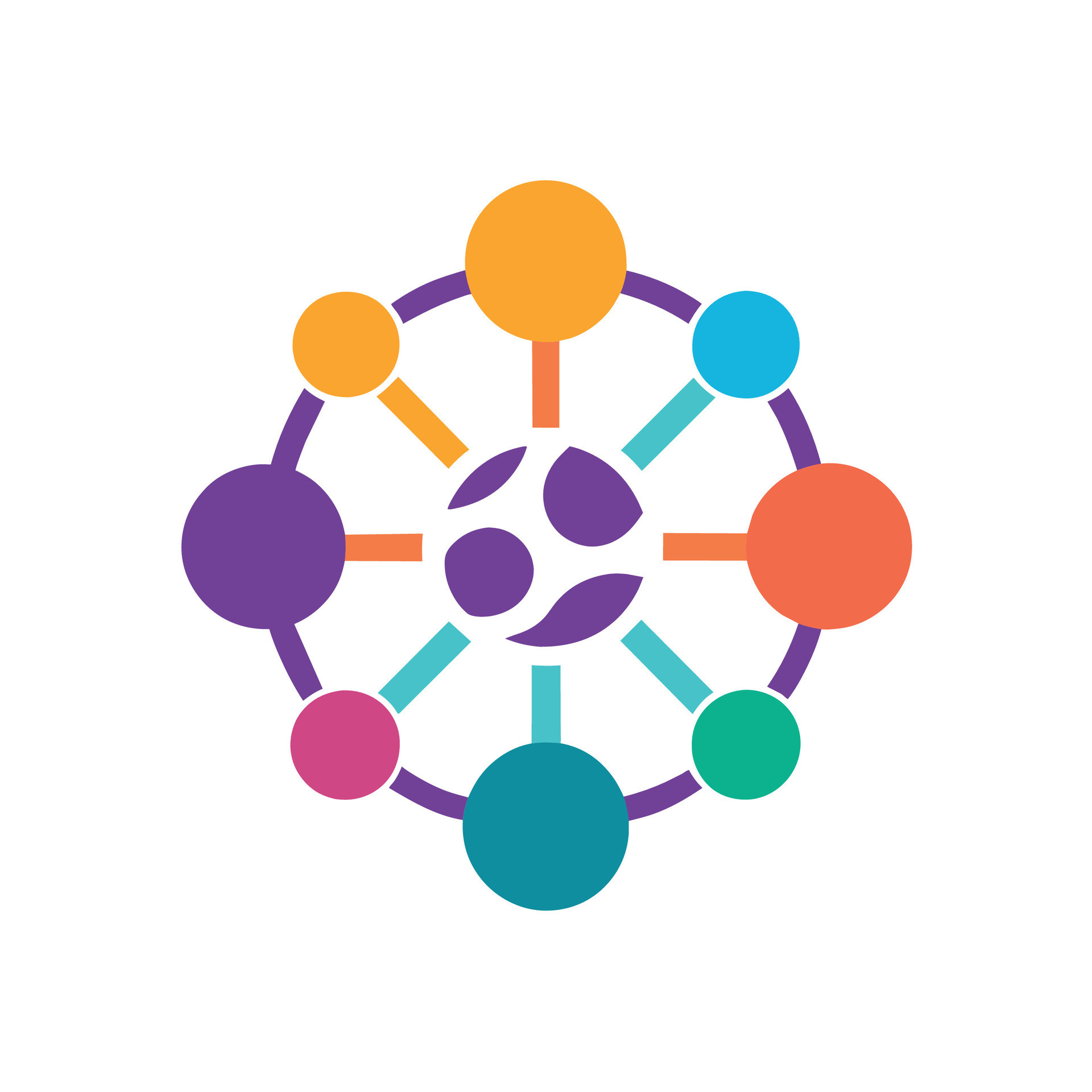 A group of people forming a circle and holding hands to showcase unity ...