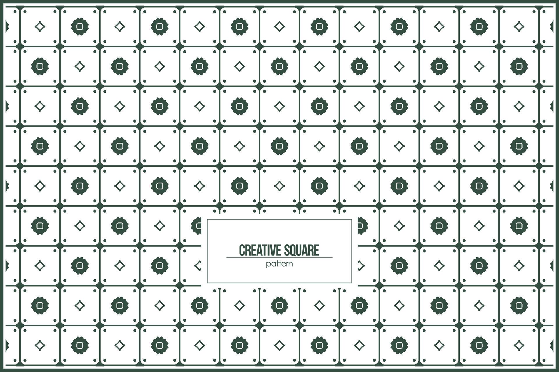 creative square pattern with multple simple ornaments 43224445 Vector ...