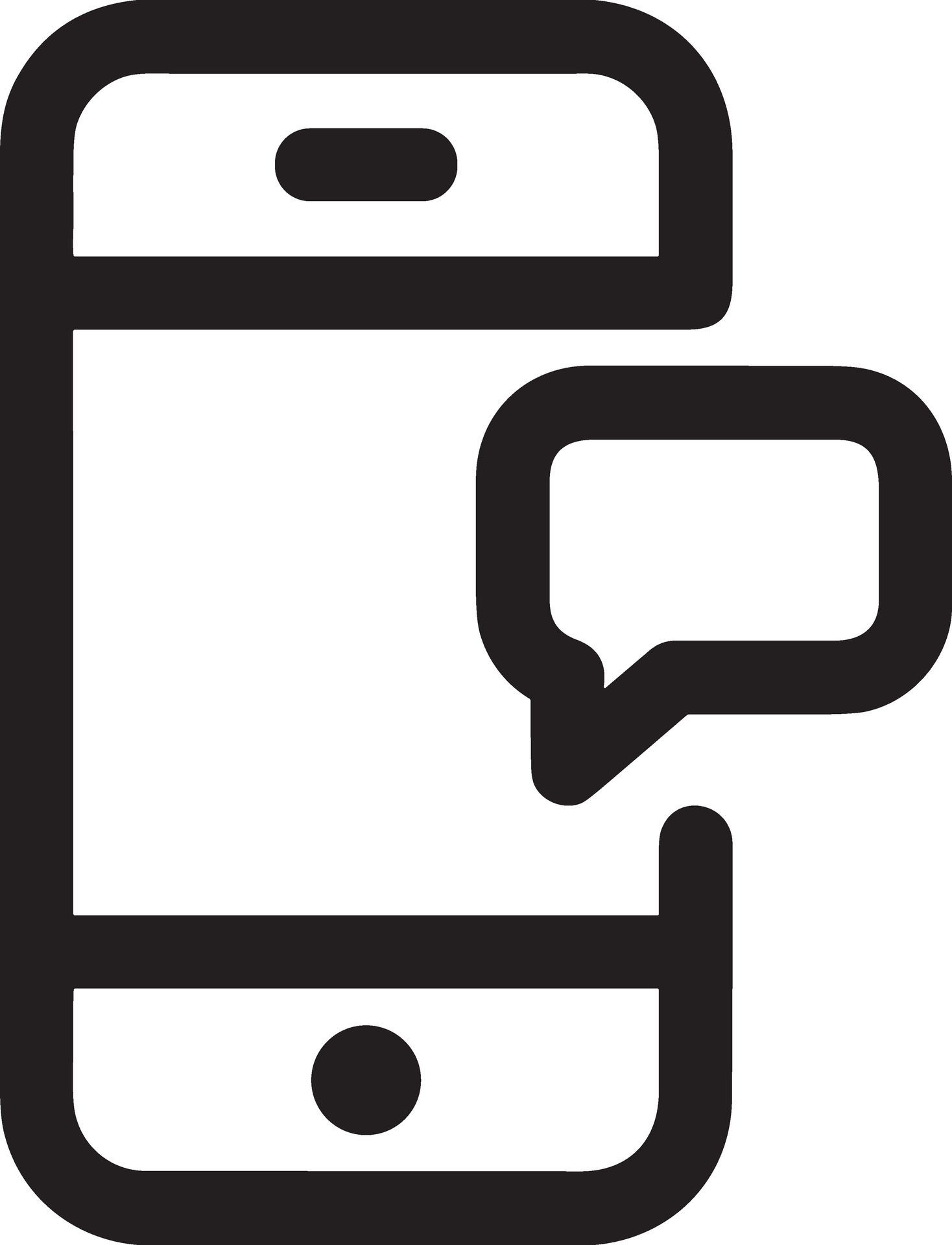 Comment icon image for element design of chat and communication symbol ...