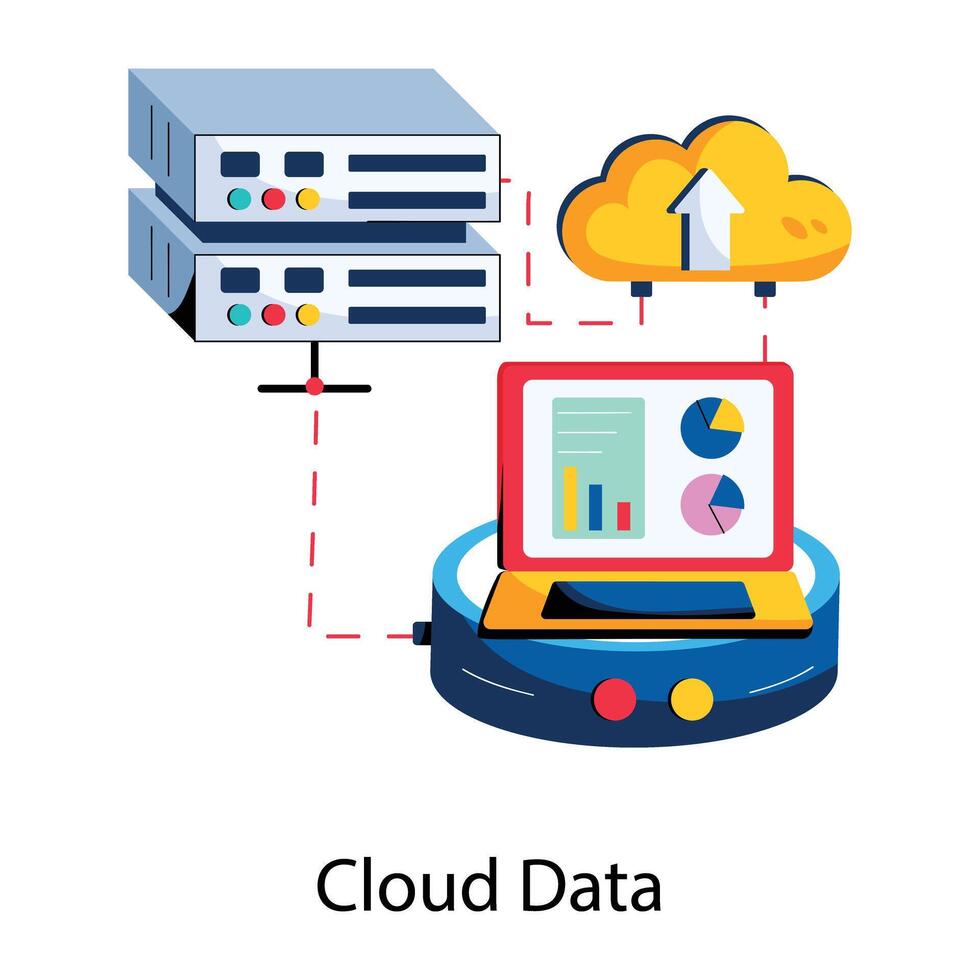 Trendy Cloud Data 43229175 Vector Art at Vecteezy