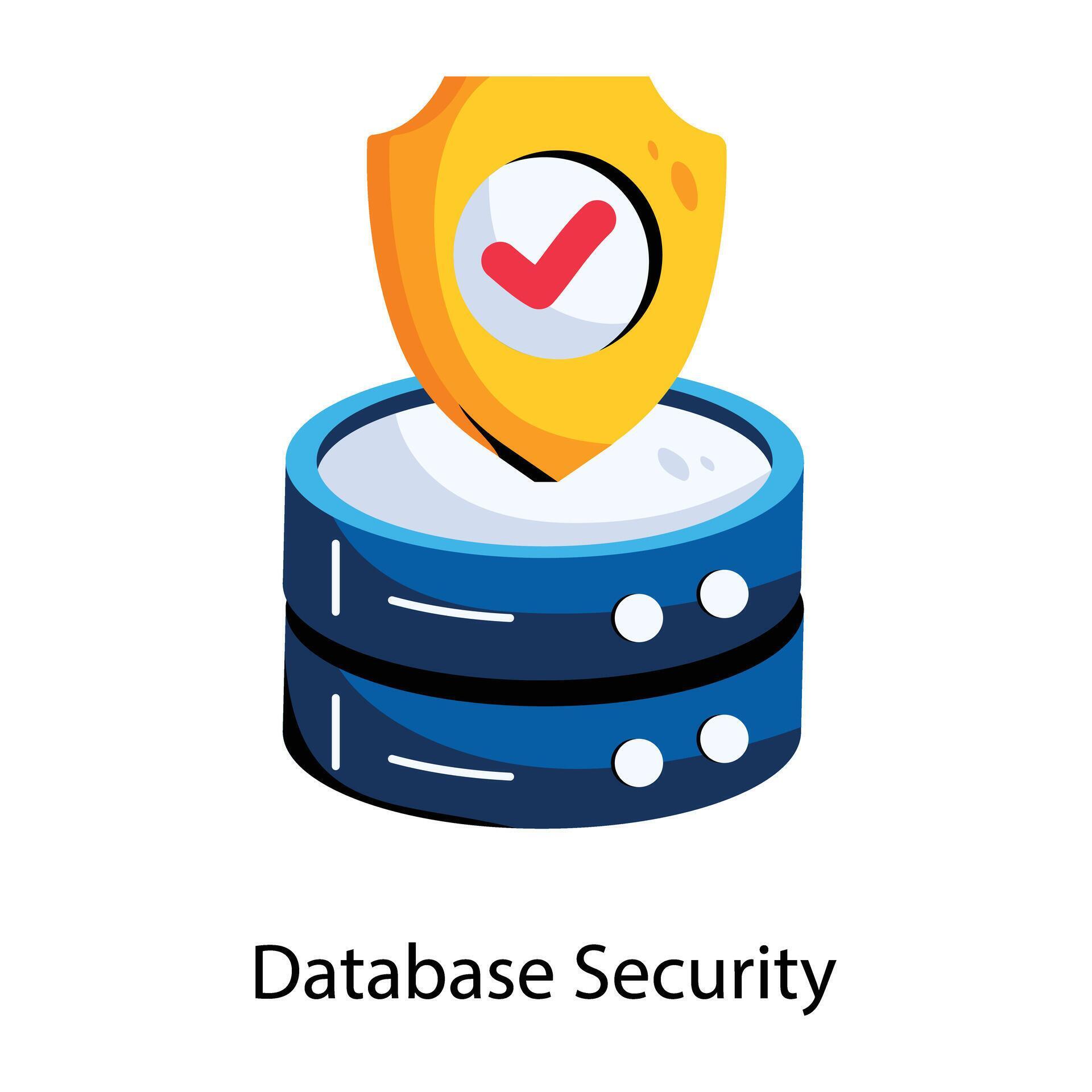Trendy Database Security 43229282 Vector Art at Vecteezy