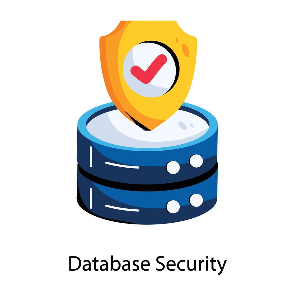 Trendy Database Security 43229282 Vector Art At Vecteezy