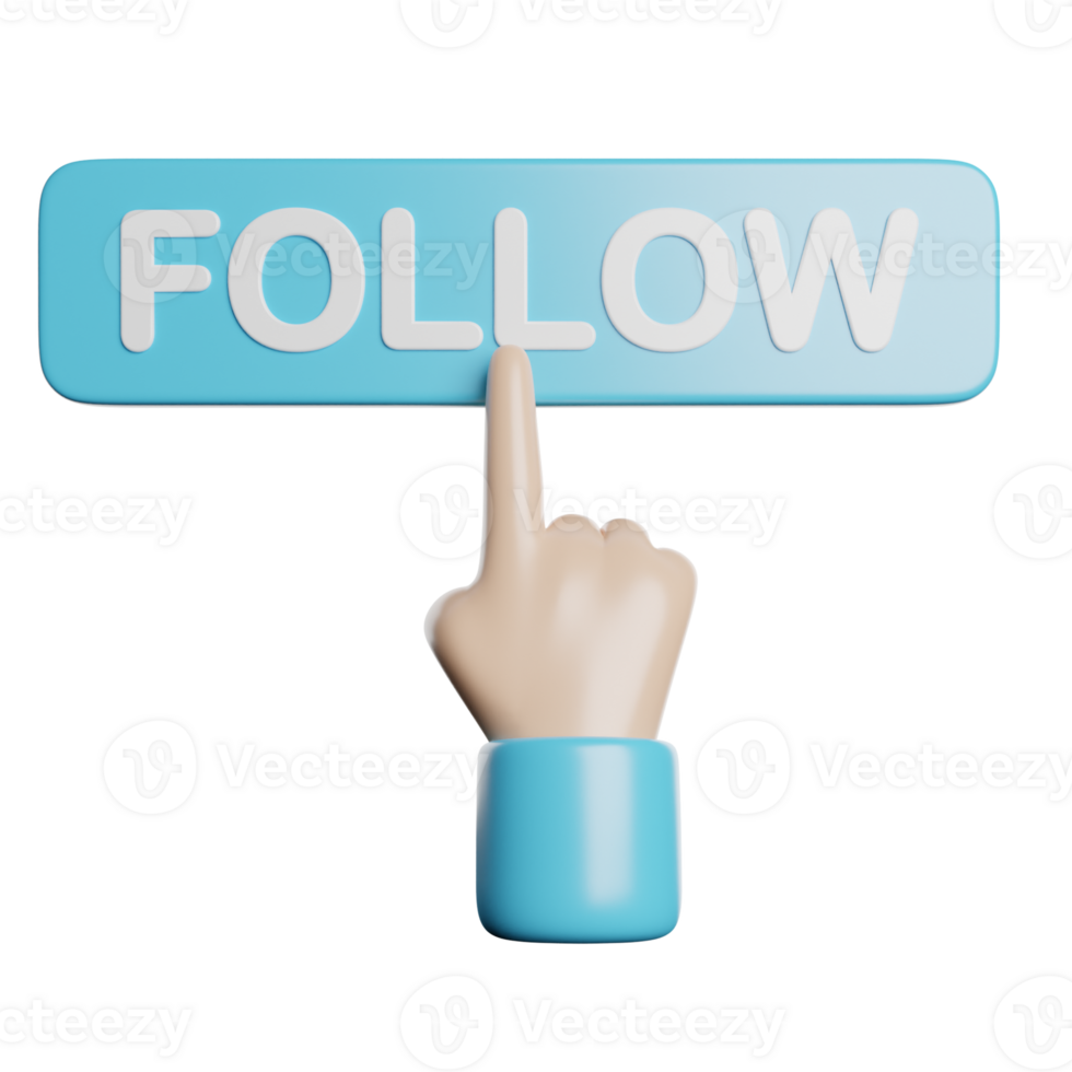 Follow Click Button 43236322 PNG Follow Click Button 43236322 PNG