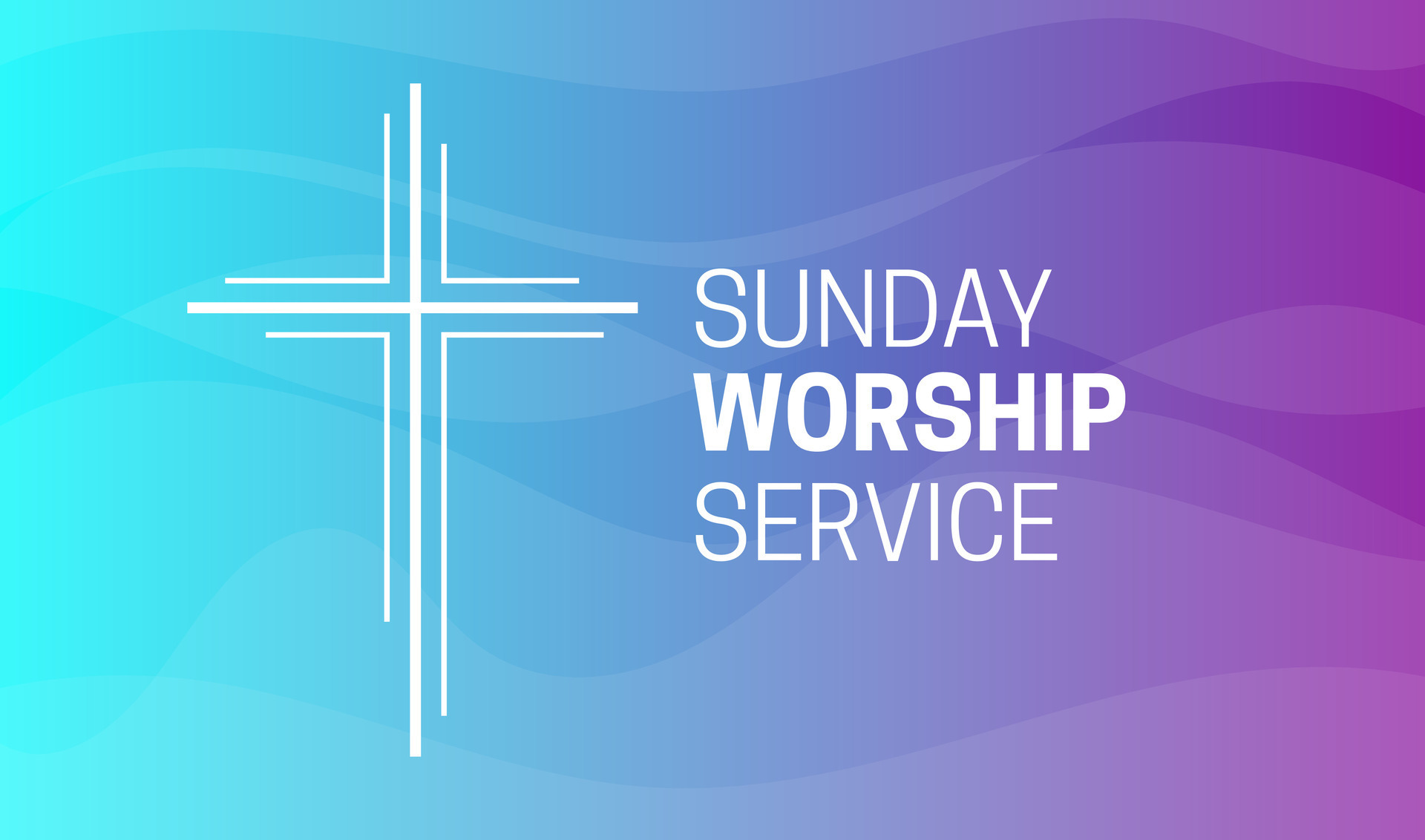 Sunday Worship Service Background Illustration with Christian Cross 43244364 Vector Art at Vecteezy