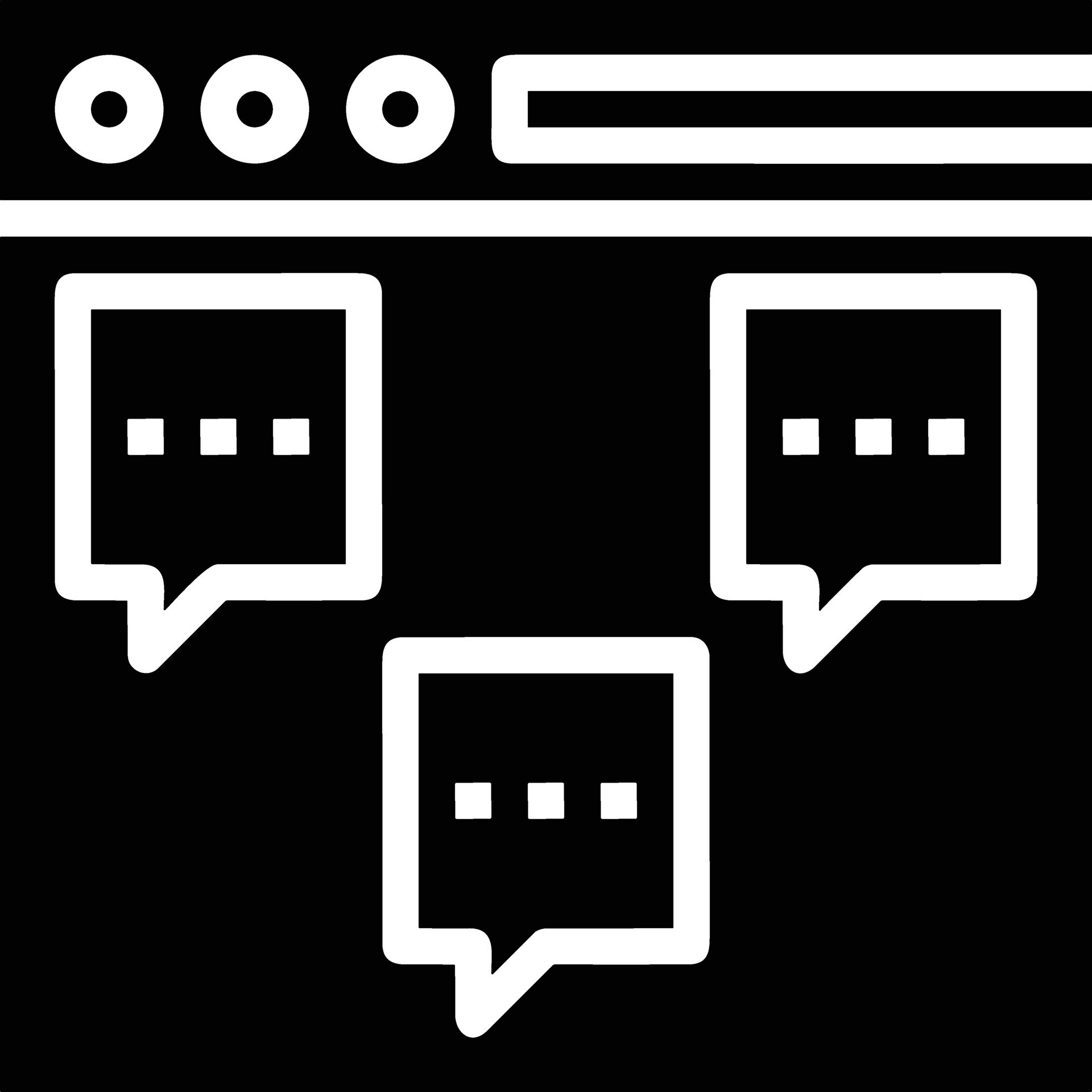 Comment icon image for element design of chat and communication symbol ...