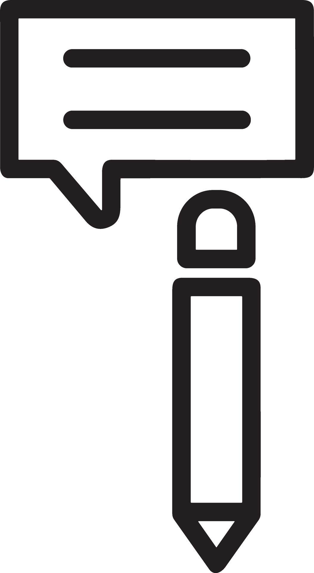 Comment icon image for element design of chat and communication symbol ...