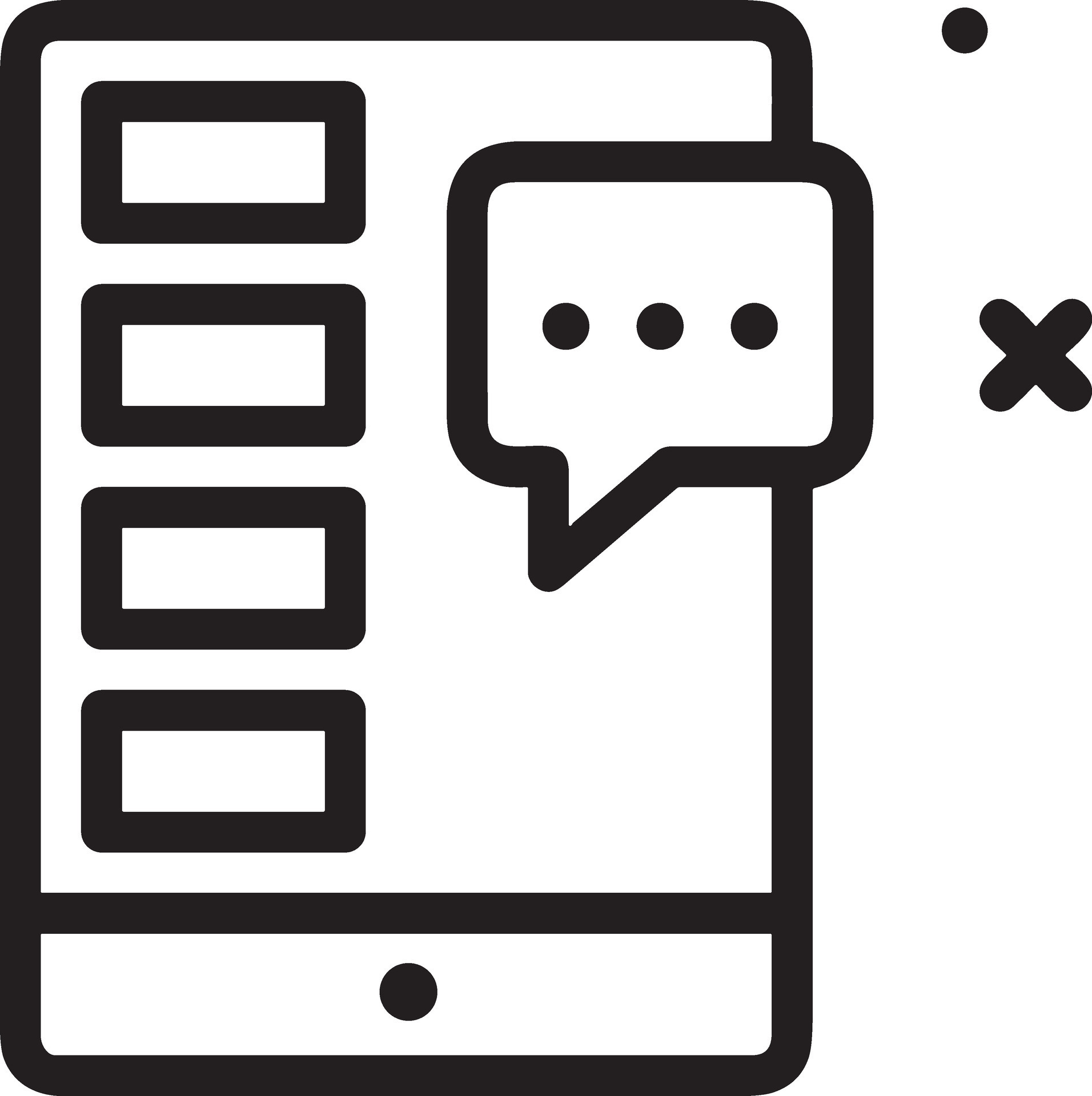 Comment icon image for element design of chat and communication symbol ...