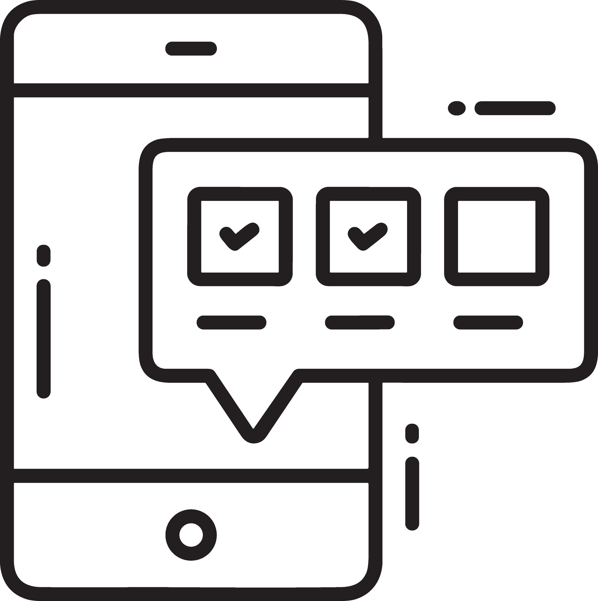 Comment icon image for element design of chat and communication symbol ...