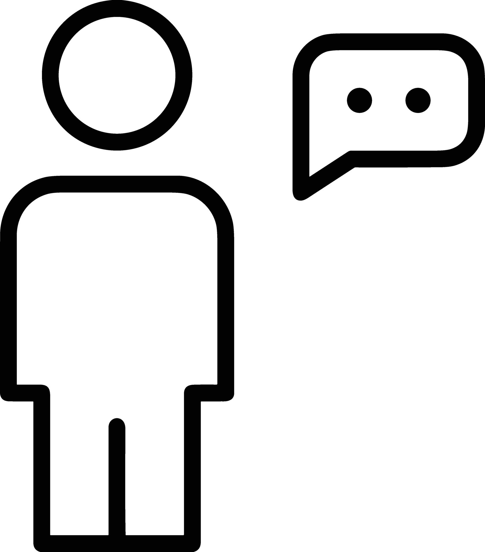 Comment icon image for element design of chat and communication symbol ...