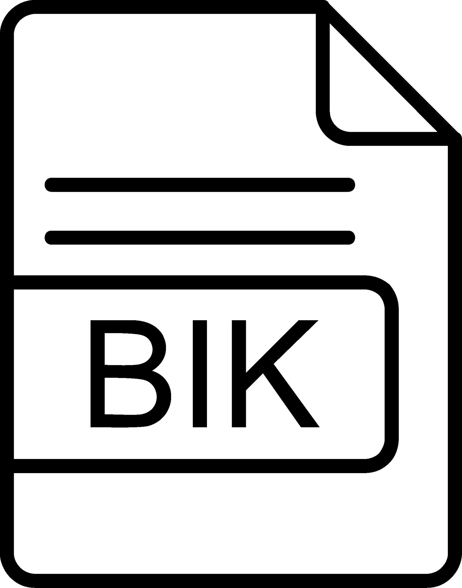 BIK File Format Line Icon 43258546 Vector Art at Vecteezy BIK File Format Line Icon 43258546 Vector Art at Vecteezy