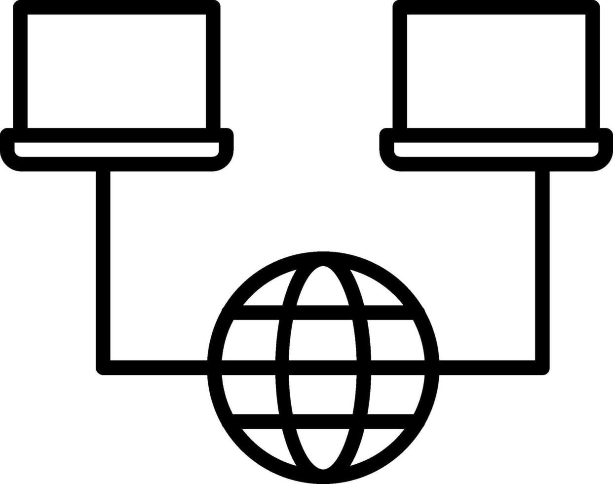 Network Line Icon 43261678 Vector Art at Vecteezy