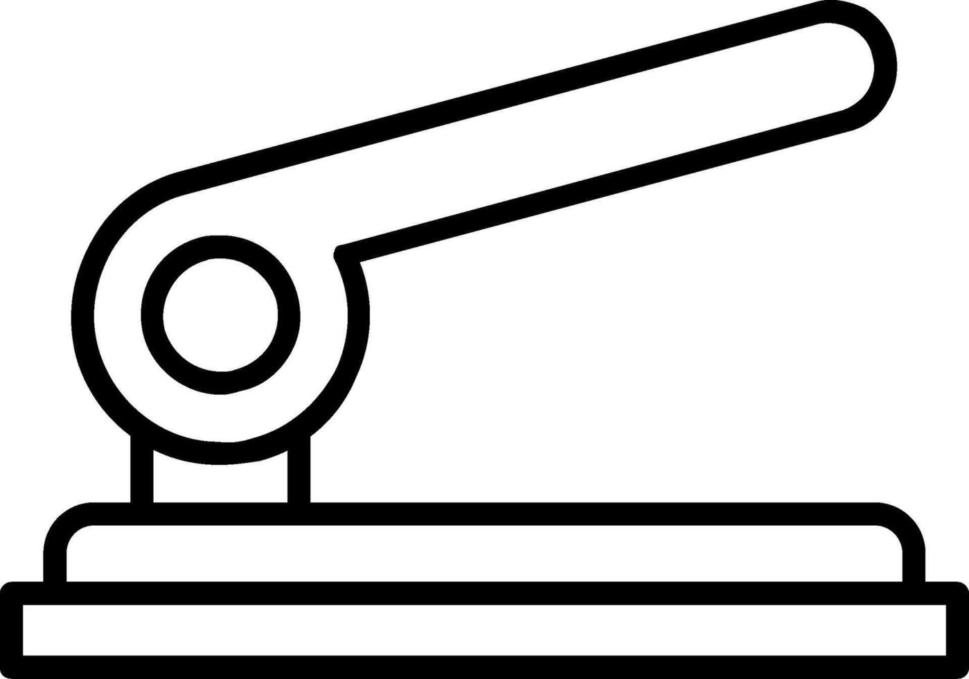 Hole Punch Line Icon 43261960 Vector Art At Vecteezy