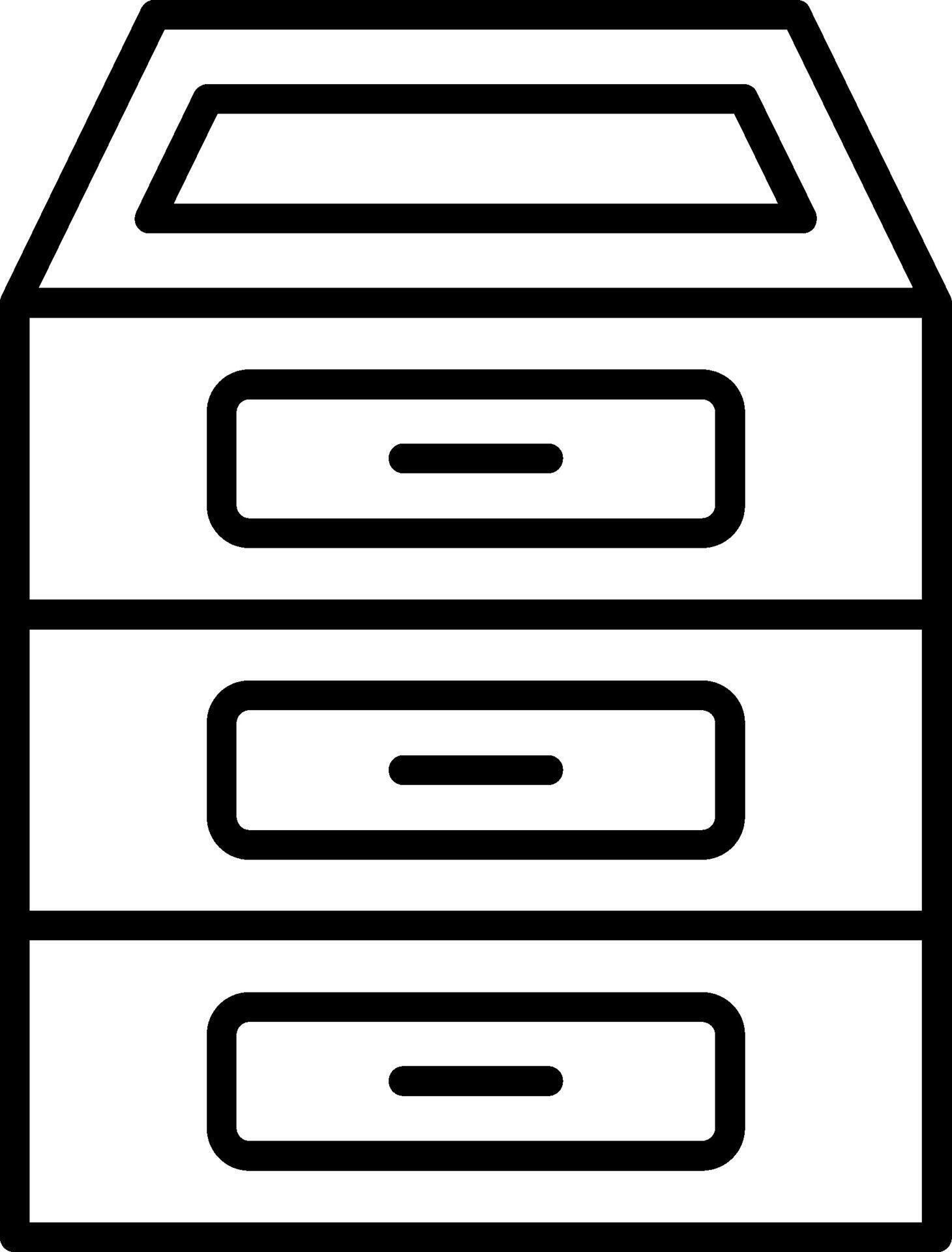 Filing Cabinet Line Icon 43262217 Vector Art at Vecteezy Filing Cabinet Line Icon 43262217 Vector Art at Vecteezy