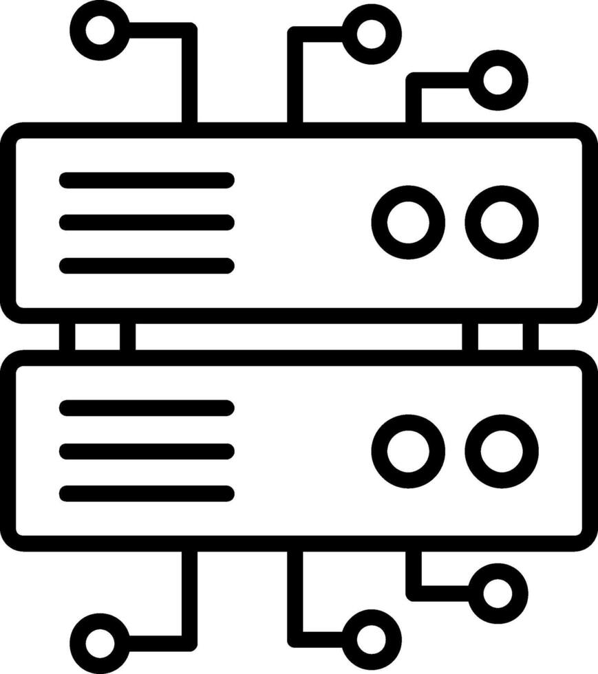 Database Architecture Line Icon 43263511 Vector Art at Vecteezy