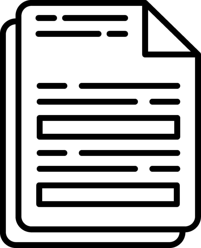 File Line Icon 43263855 Vector Art at Vecteezy