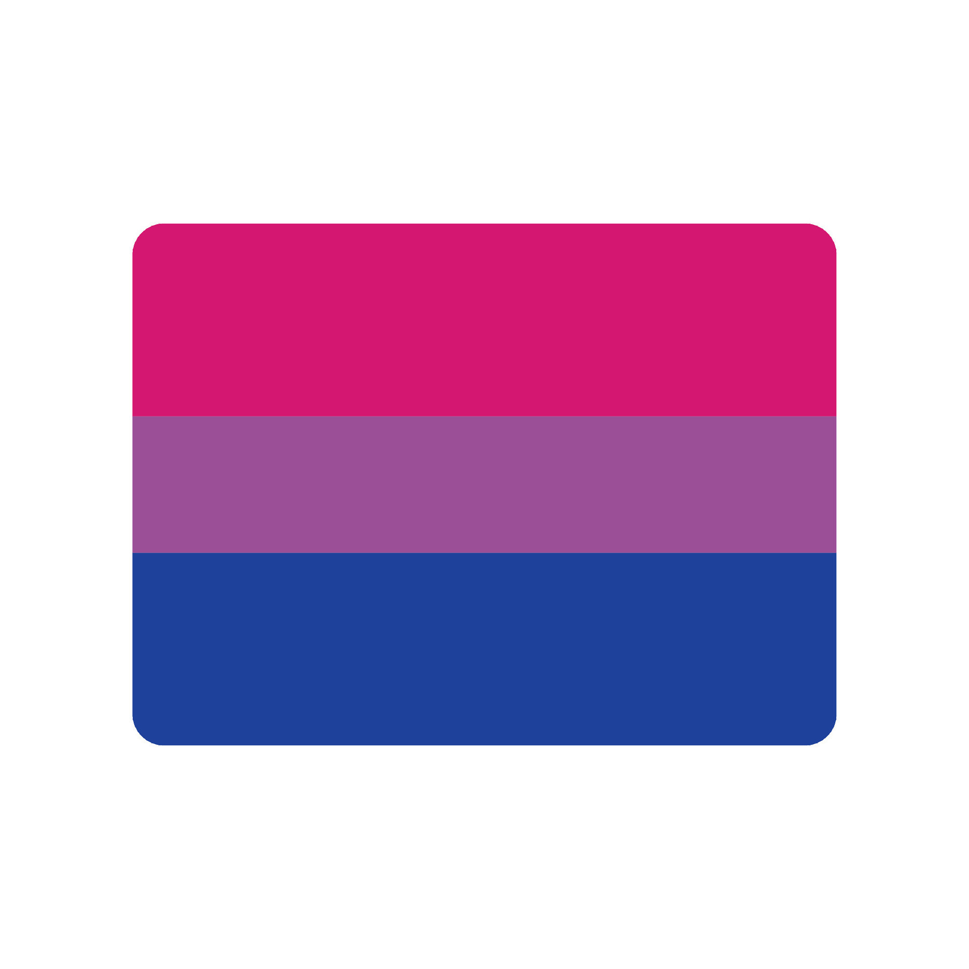 Bisexual Flag Icon 43265974 Vector Art At Vecteezy