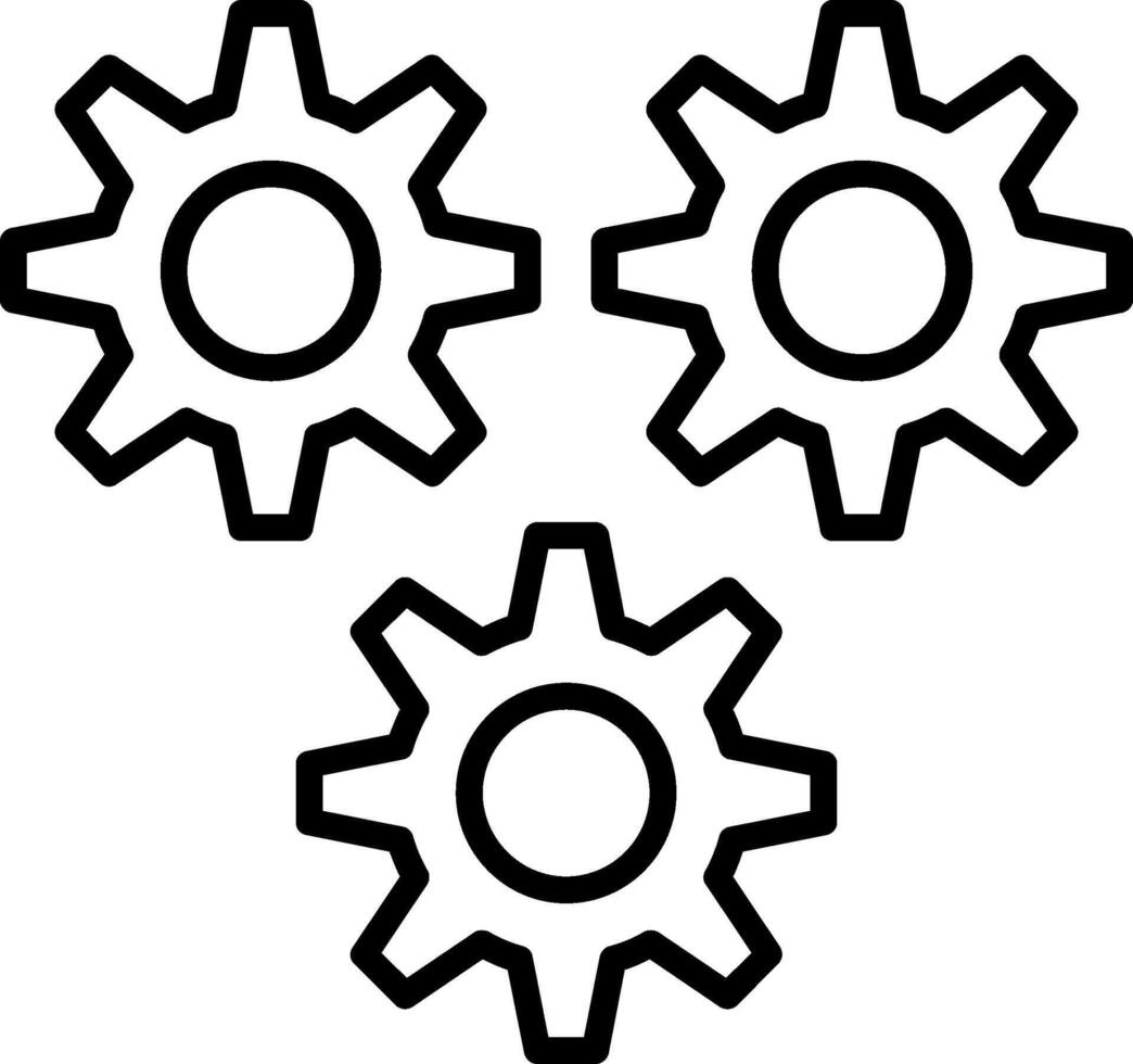 Settings Line Icon 43266406 Vector Art At Vecteezy