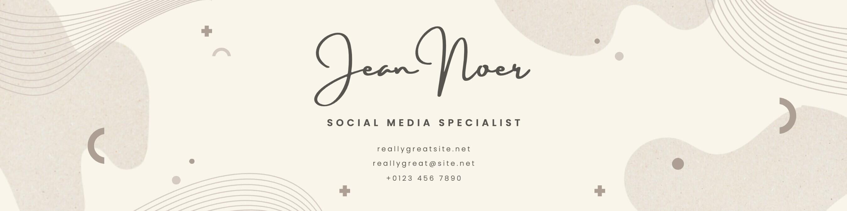 Abstract Minimalist LinkedIn Banner 43266771 Template