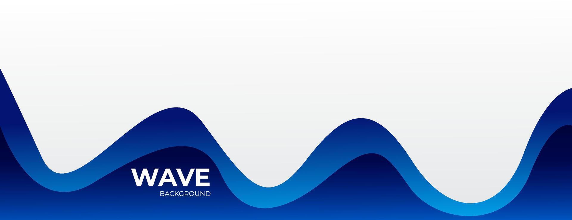 abstract blue wave background for banner, poster, cover, etc ...