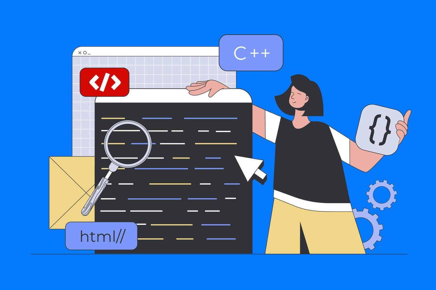 Visual Studio Code Vector Art, Icons, and Graphics for Free Download