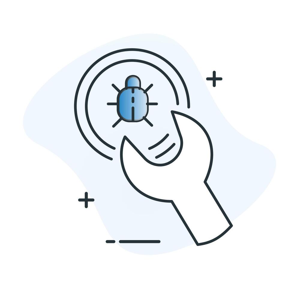 Bug Fixing Software Debugging Icon Design 43272619 Vector Art at Vecteezy