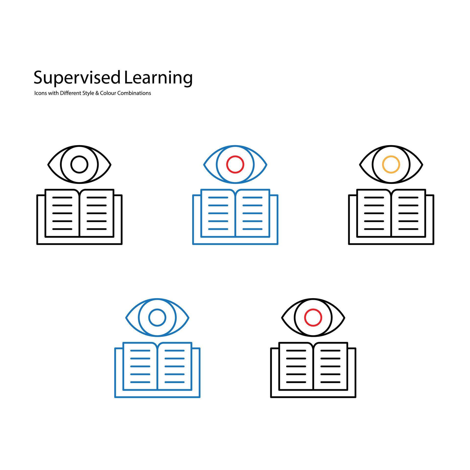 Supervised Learning Icon Design 43272670 Vector Art at Vecteezy Supervised Learning Icon Design 43272670 Vector Art at Vecteezy
