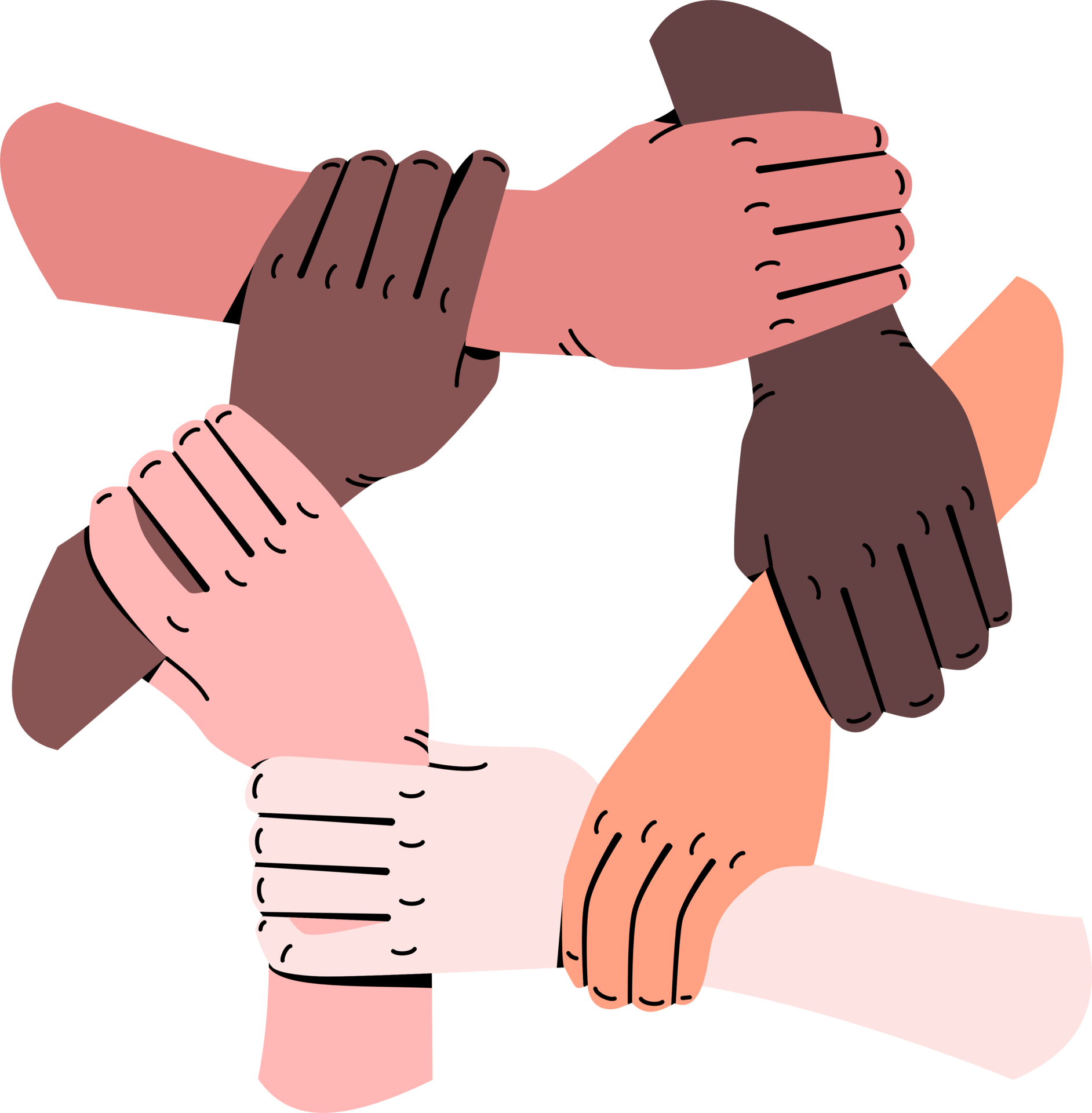 Hands Unity Illustration 43274705 PNG