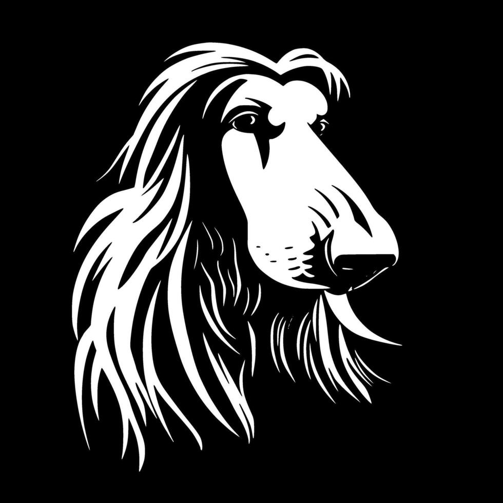 Afghan Hound - Minimalist and Flat Logo - illustration 43277751 Vector ... Afghan Hound - Minimalist and Flat Logo - illustration 43277751 Vector ...