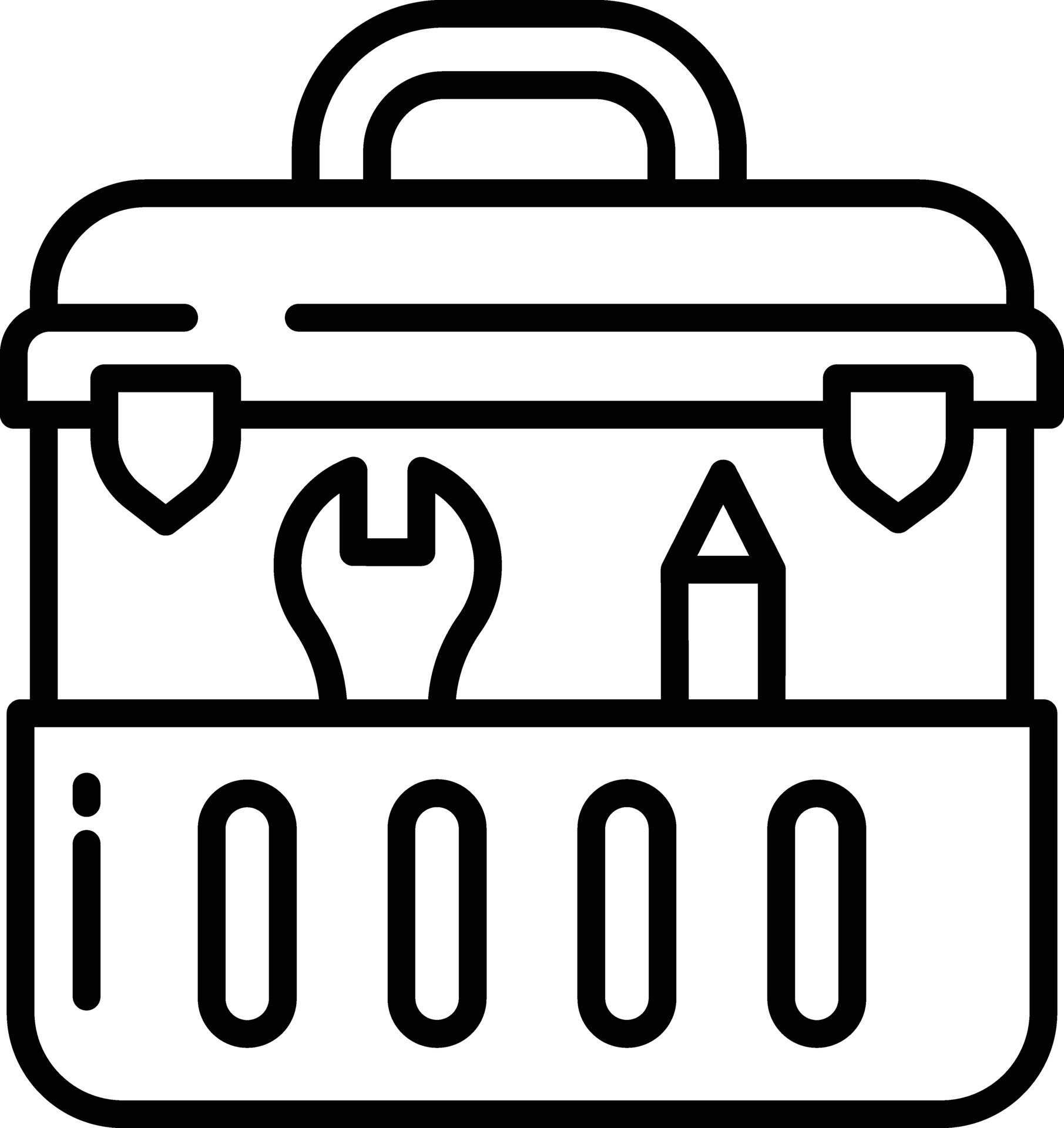Tool Box Outline Illustration 43285766 Vector Art At Vecteezy