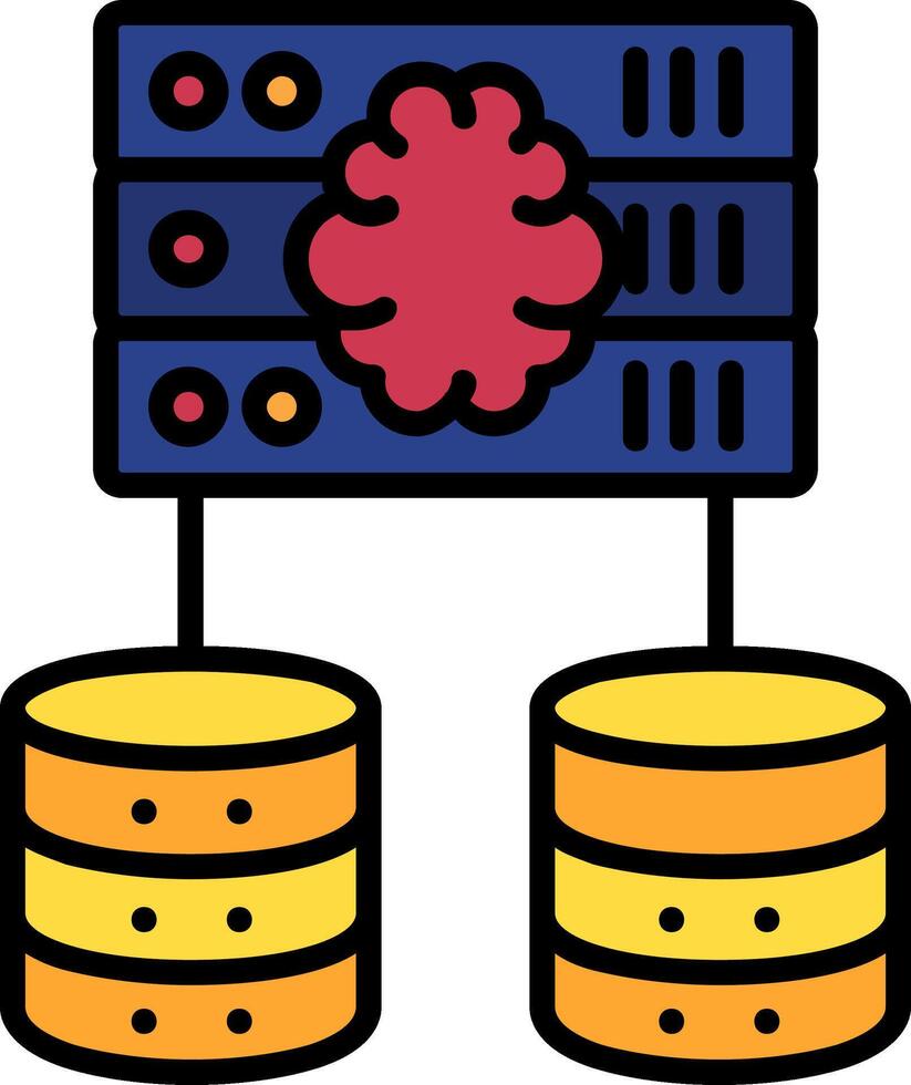 Servers Line Filled Icon 43291876 Vector Art at Vecteezy