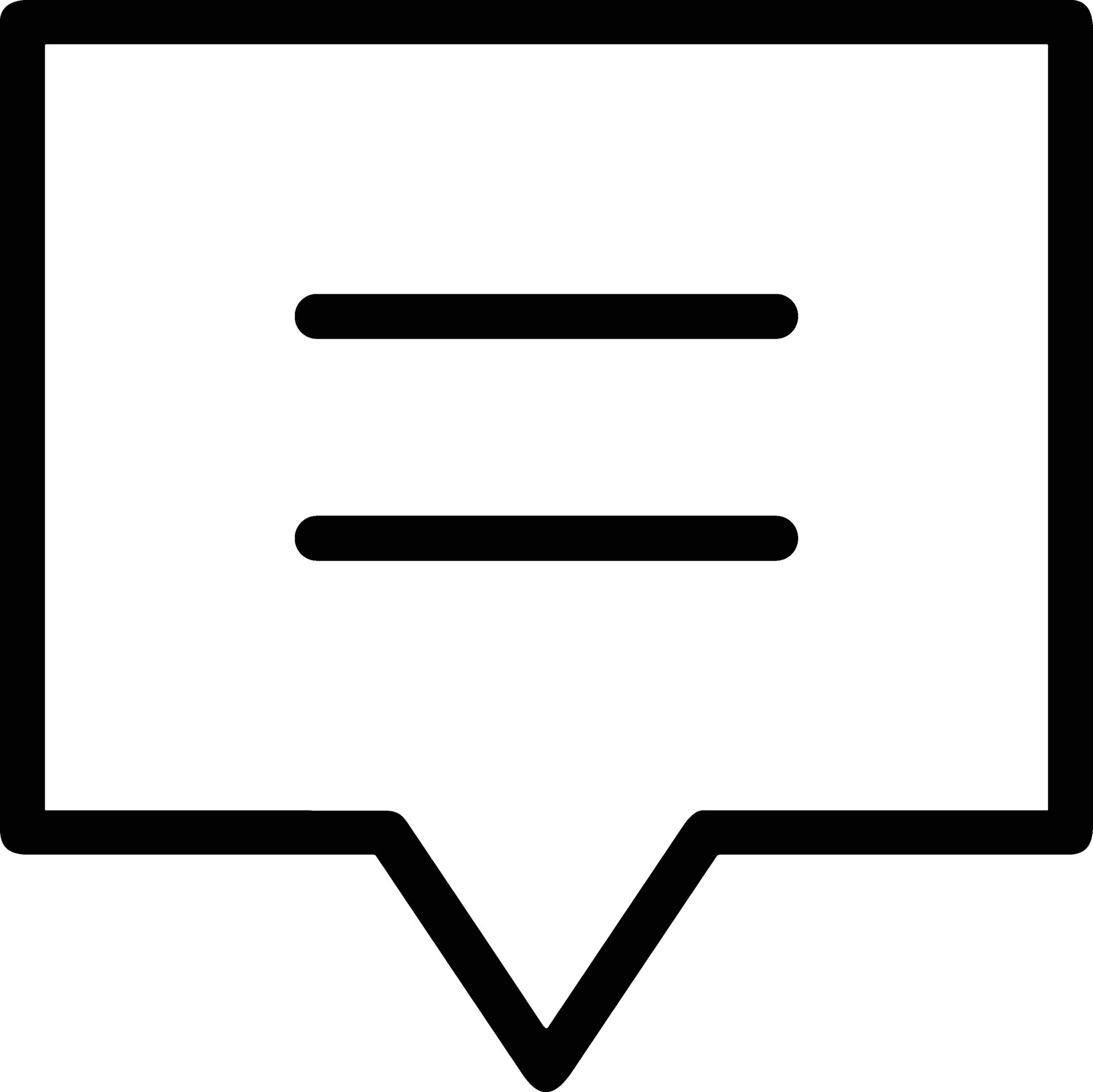 Comment icon symbol image for element design chat and communication ...