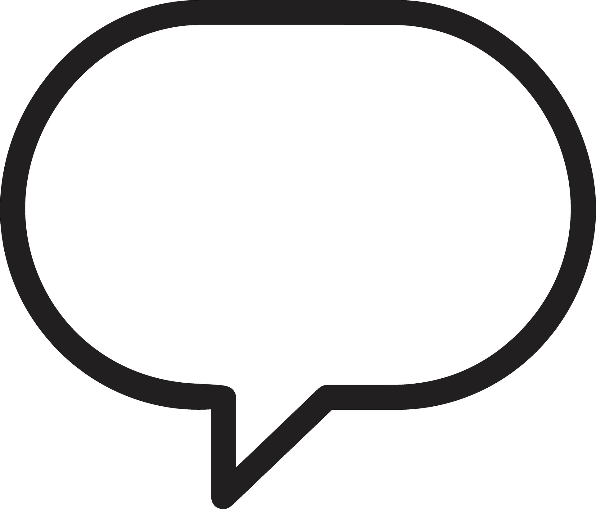 Comment icon symbol image for element design chat and communication ...