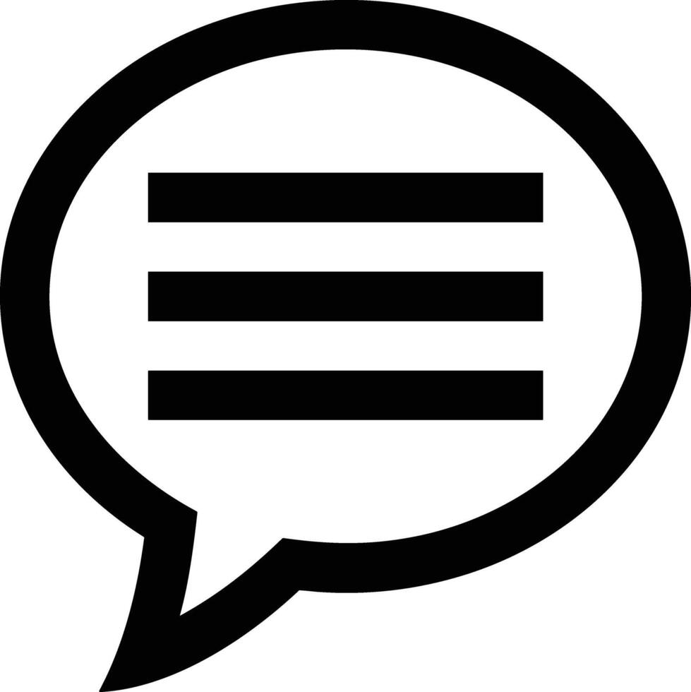 Comment icon symbol image for element design chat and communication ...