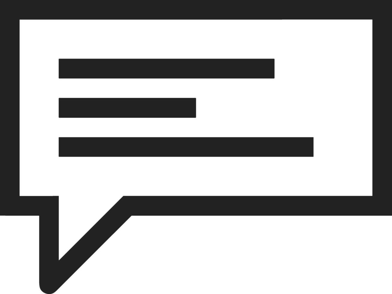 Comment icon symbol image for element design chat and communication ...