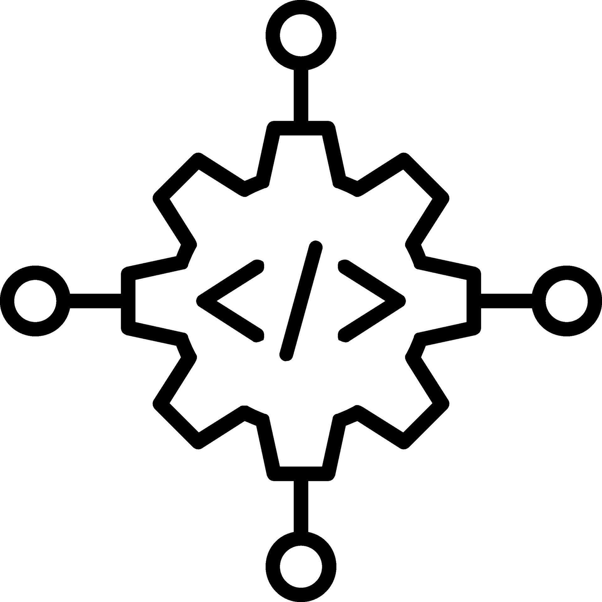 Code Management Line Icon 43294844 Vector Art At Vecteezy