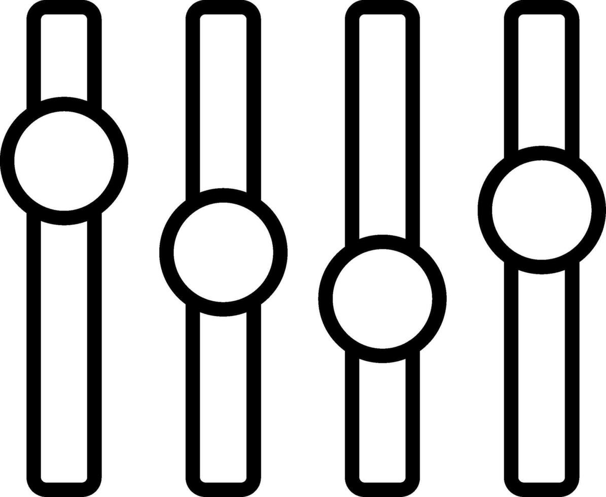Sliders Line Icon 43295594 Vector Art At Vecteezy