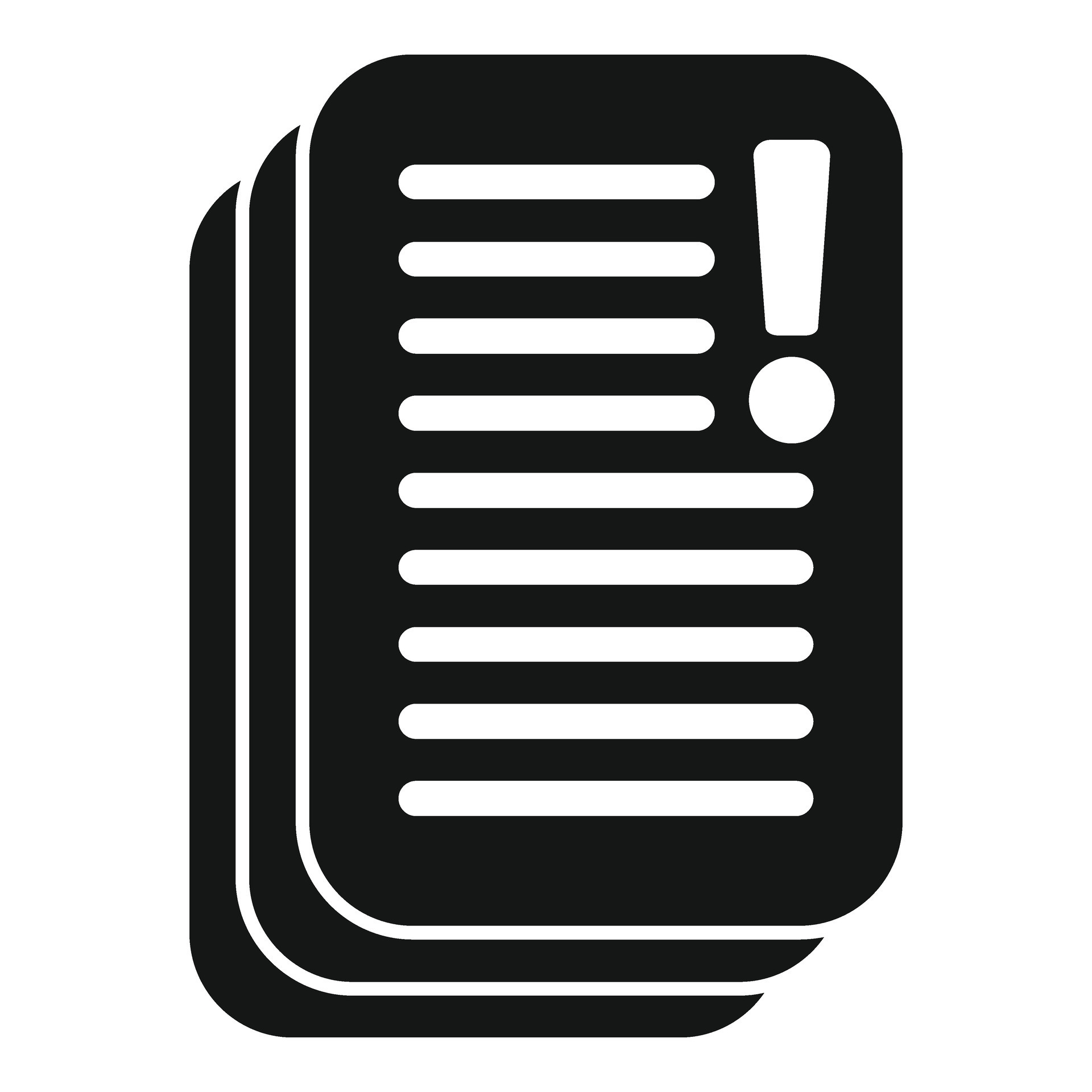 Disclaimer paper modern icon simple . Stack document 43296652 Vector ... Disclaimer paper modern icon simple . Stack document 43296652 Vector ...